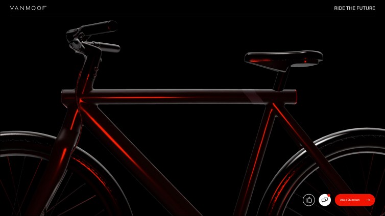 VanMoof presenteert e-bikes voor 6000 fans tijdens top notch ...